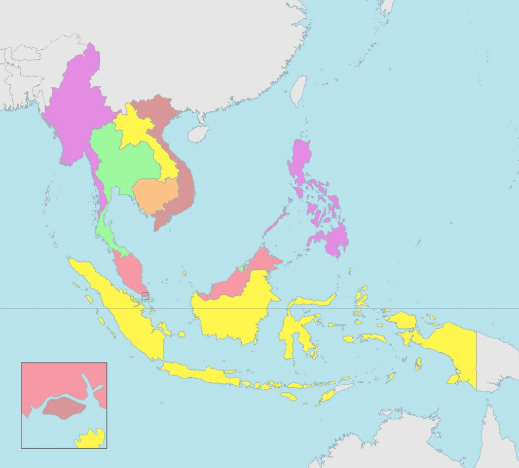 8 free maps of ASEAN and Southeast Asia - ase/anup