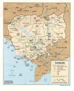 5 free maps of Cambodia - ase/anup