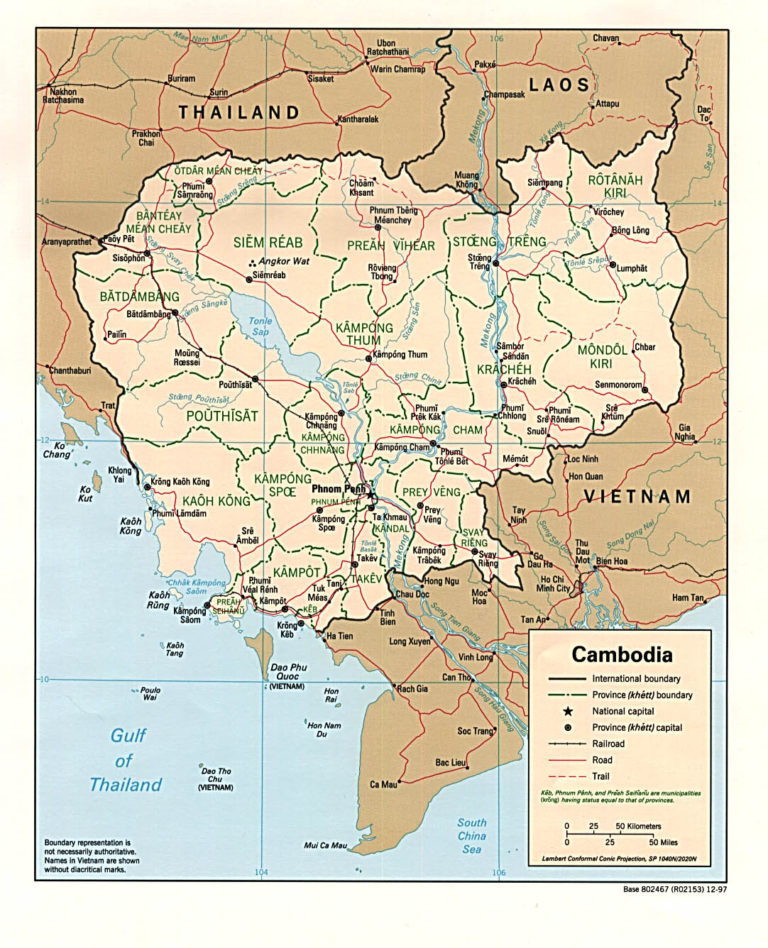 5 free maps of Cambodia - ase/anup